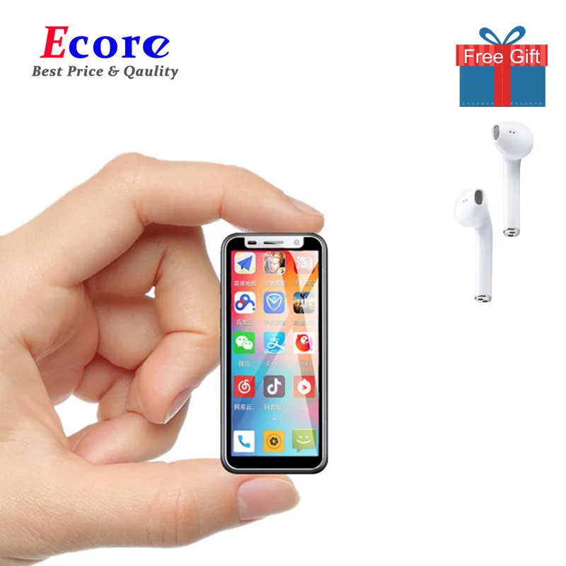 Super Mini Smartphones Portáteis Baratos Melrose 2019 Ultra Slim 3.4 ...