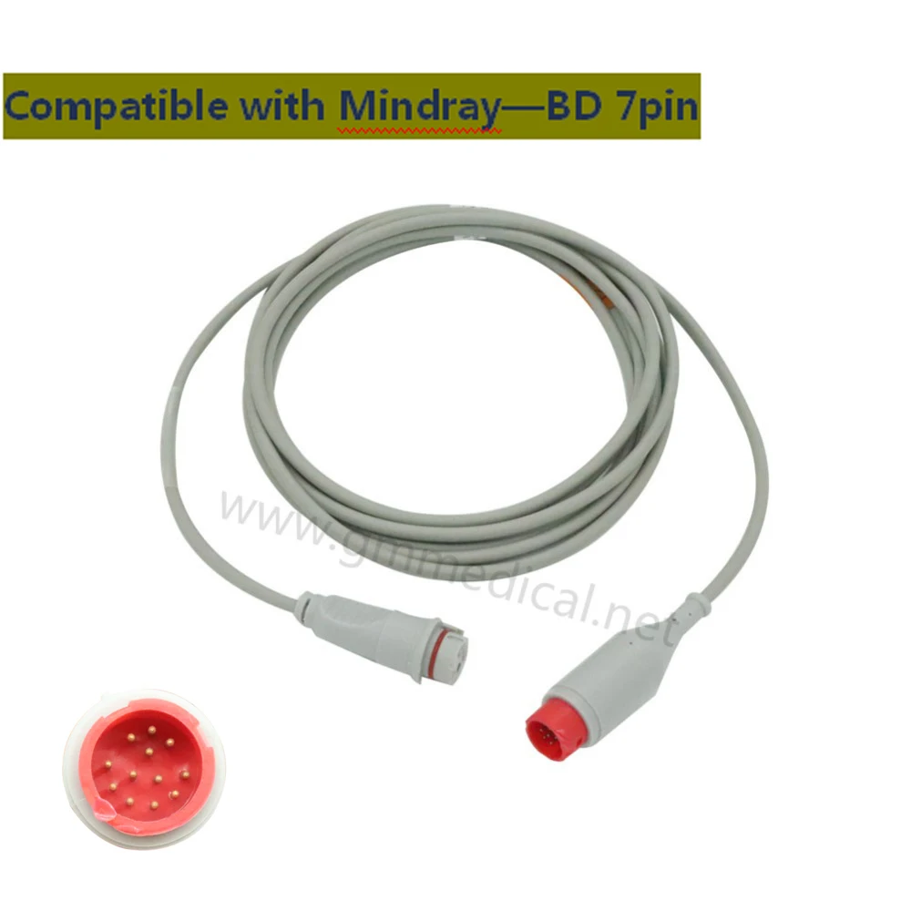 Compatible Mindray BD Transducer Invasive Blood Pressure/IBP Adapter ...
