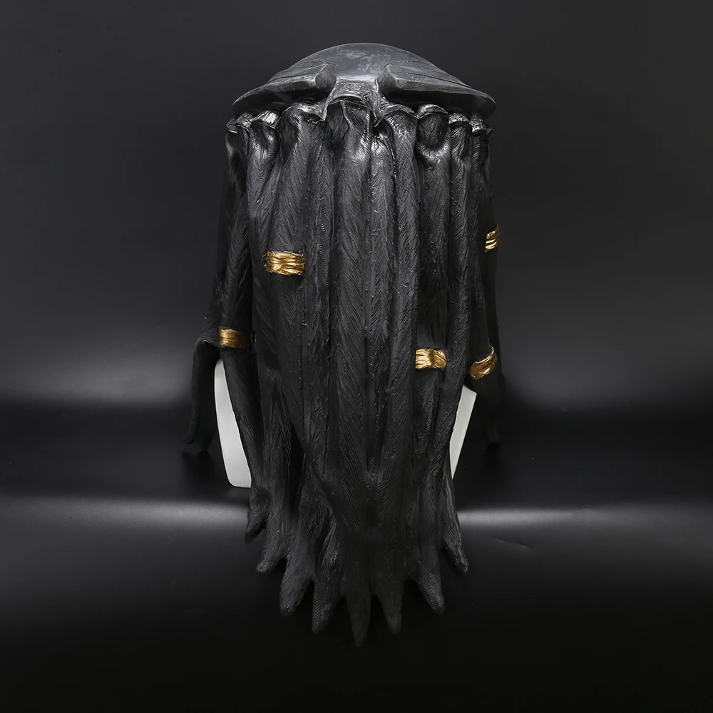 2018 New Movie The Predator Cosplay Mask Costume Helmet Props Antenna ...