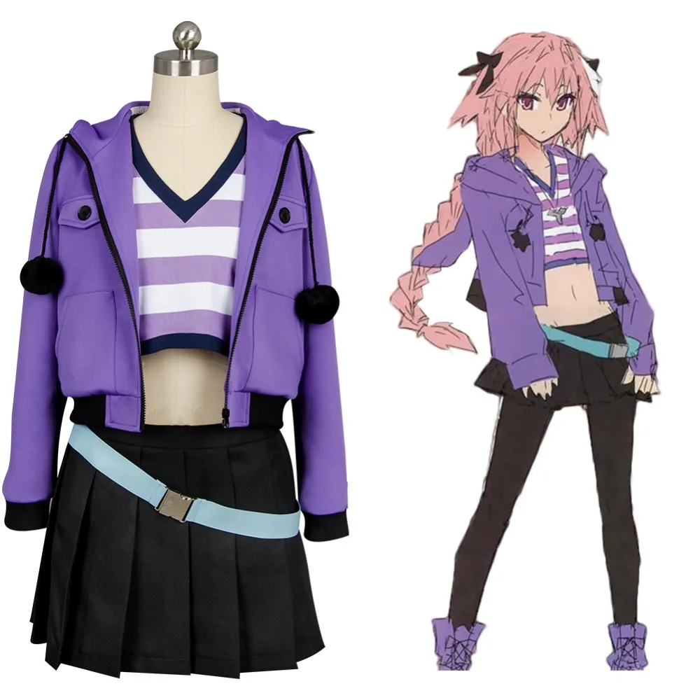 Fate/Apocrypha FA Rider Astolfo Dress Cosplay Costume For Adult Women ...