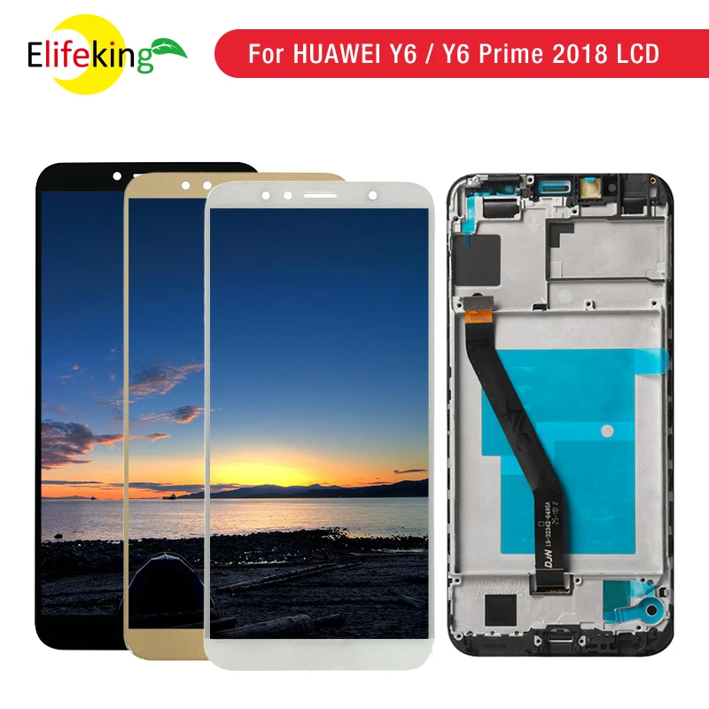 5.7'' Original LCD For Huawei Y6 Prime 2018 Display ATU LX1 ATU L21 ATU ...