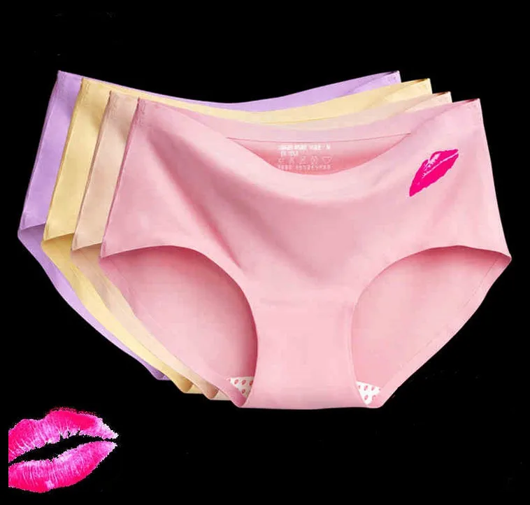 Factory Ms Kiss Lips Printing A Chip Physiological Non Trace Ice Silk