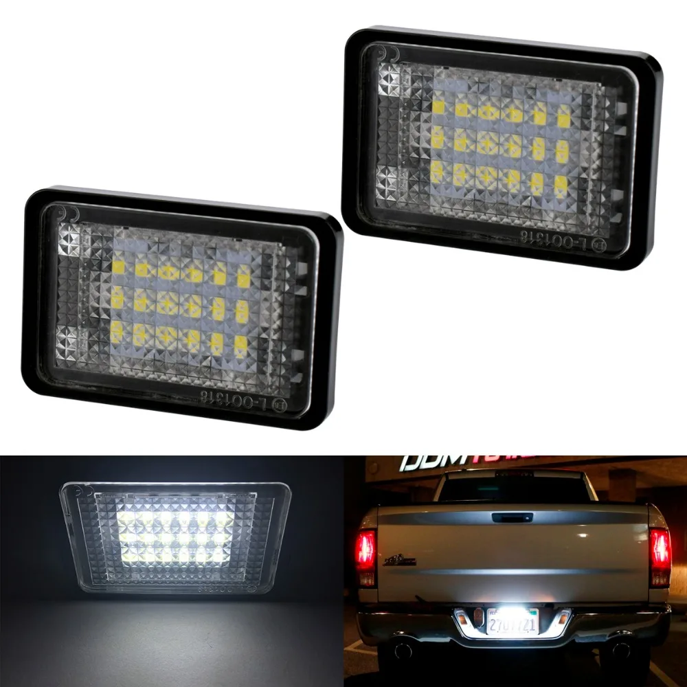 Mercedes Drl Led CANBUS Error-Free LED License Plate Lights For ...