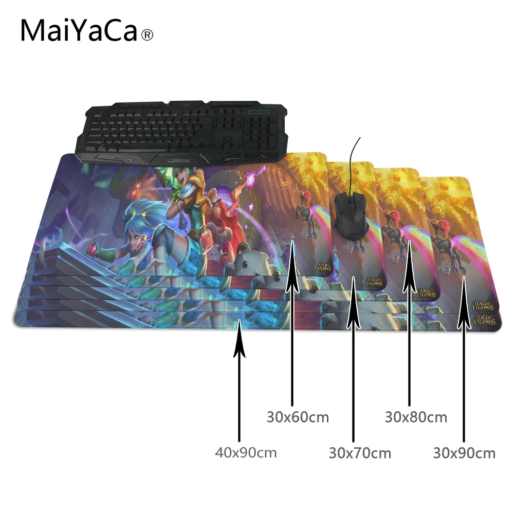 MaiYaCa 300x800x2mm LoL Arcade Logo Extended Gaming Wide Large Mouse ...