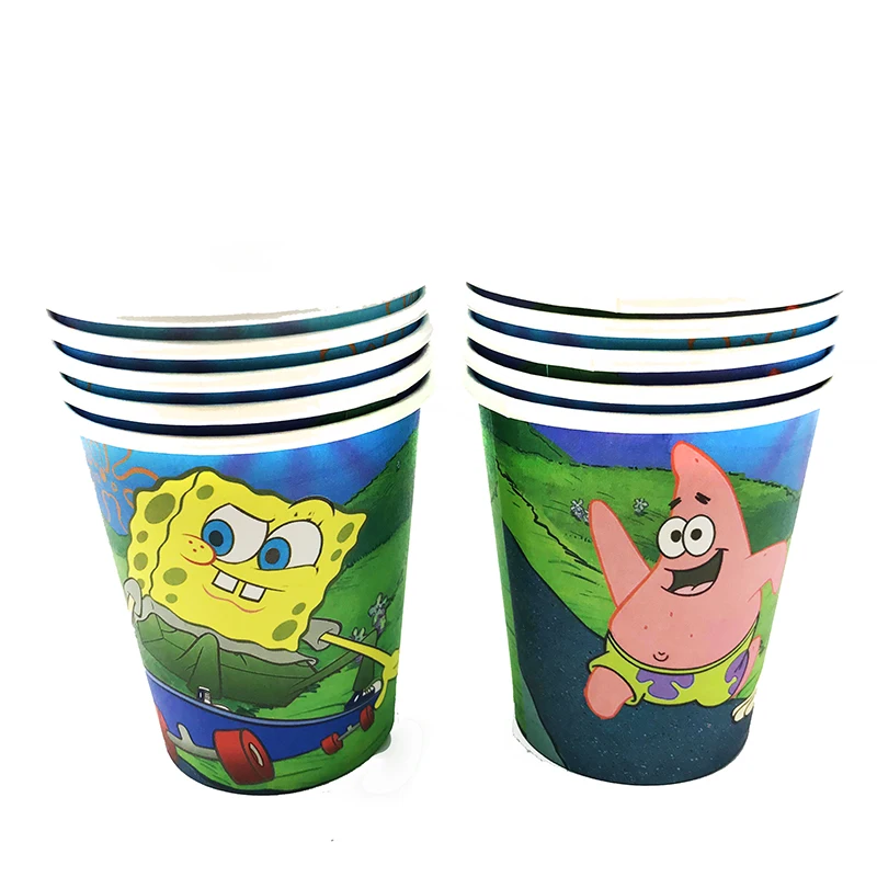 SpongeBob SquarePants Theme Party Decorations Disposable Tableware ...