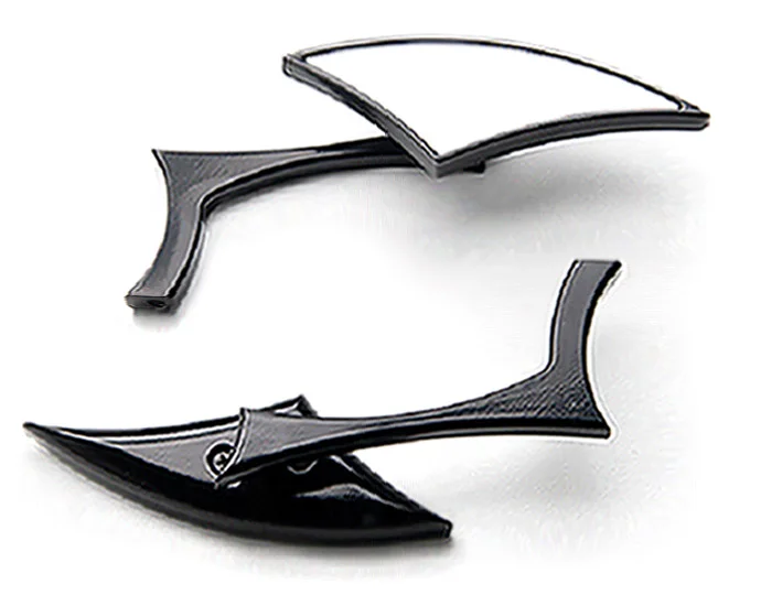 Custom Rear View Mirrors Black Pair For Yamaha V Star Vstar 950 1100 ...