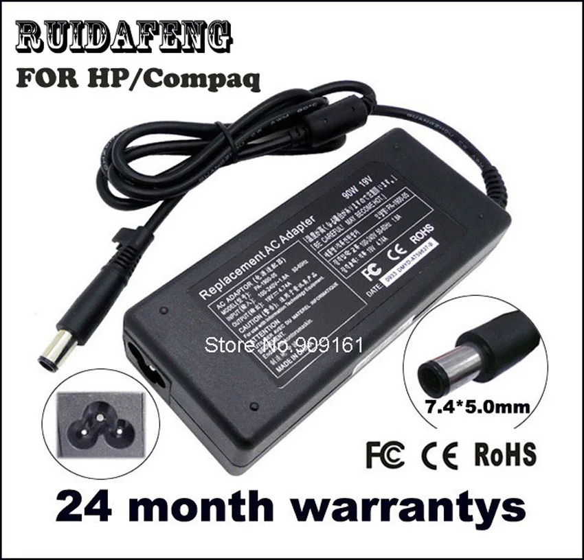 19V 4.74A 90W Replacment Laptop AC Power Adapter Charger for hp Compaq ...