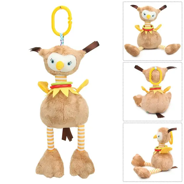Creative Cartoon Comfort Doll Crib Hanging Animal Pendant Bell Toy ...