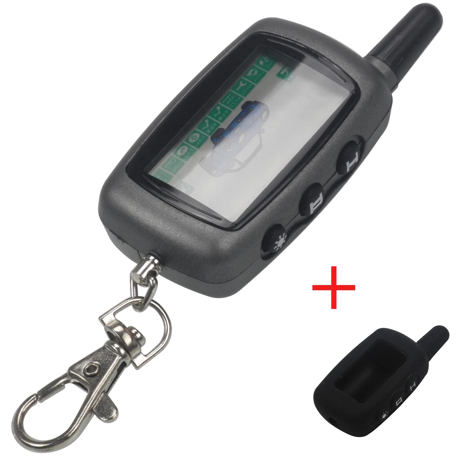 Kutery for Vehicle Security Two Way Car Alarm StarLine A9 Key Chain ...