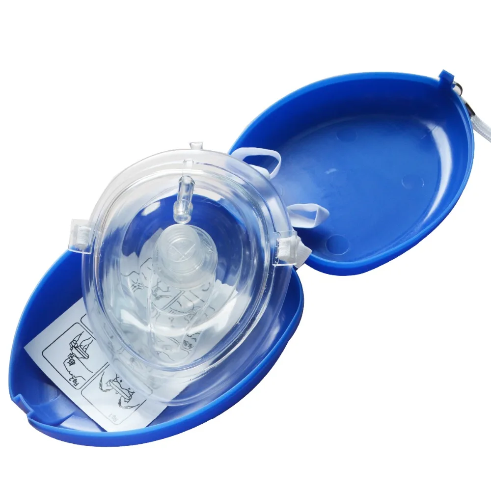 Big Cpr Box Face Mask With One Way Valve Outdoor First Aid Heart Rescue ...