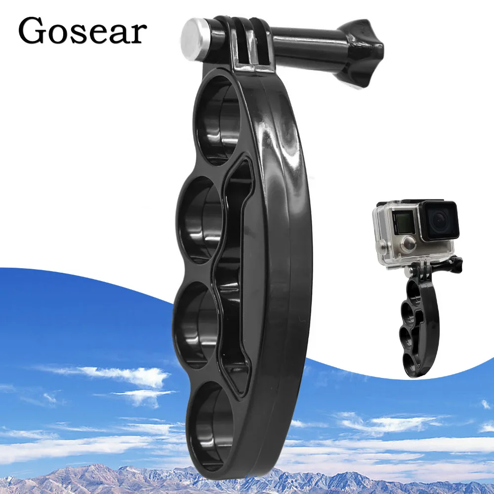 Gosear Selfie Mount Ring Finger Grip Bracket Monopod For Gopro Hero 5 4 ...