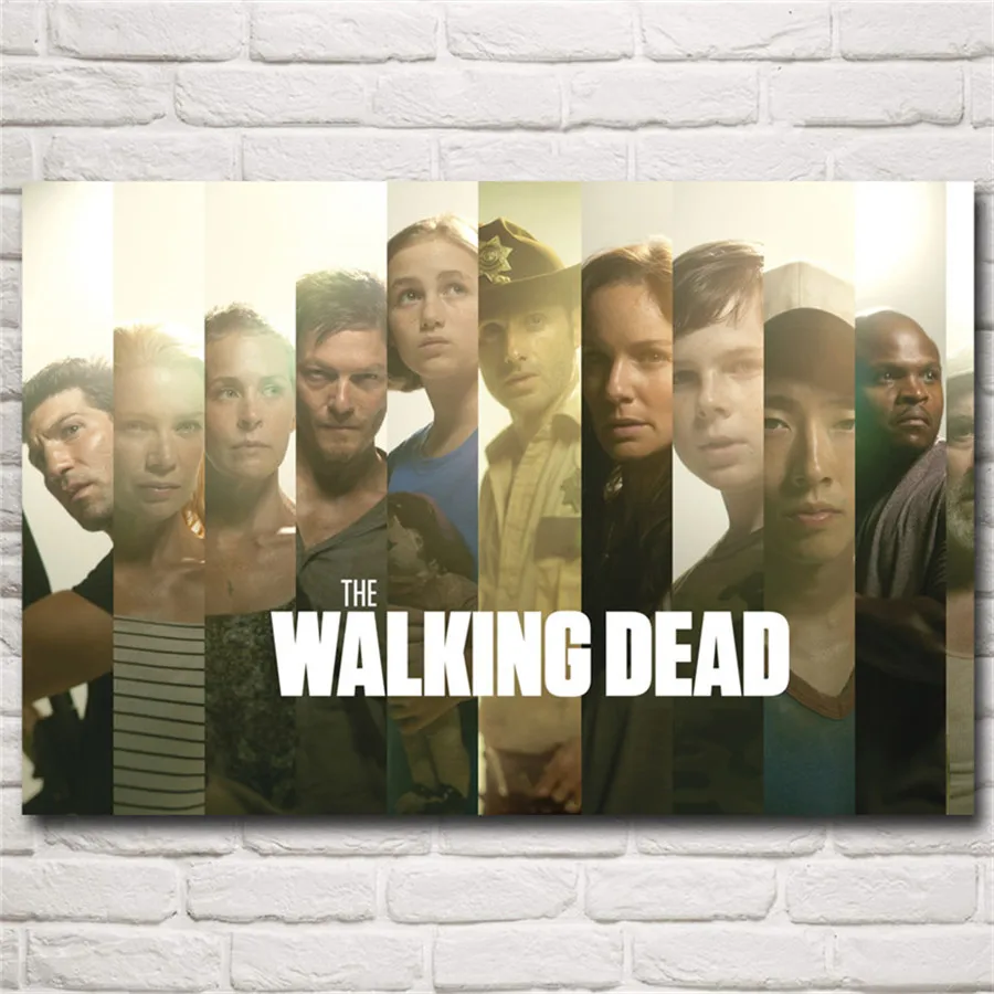 The Walking Dead Canvas Painting Living Room Home Decor Modern Mural ...