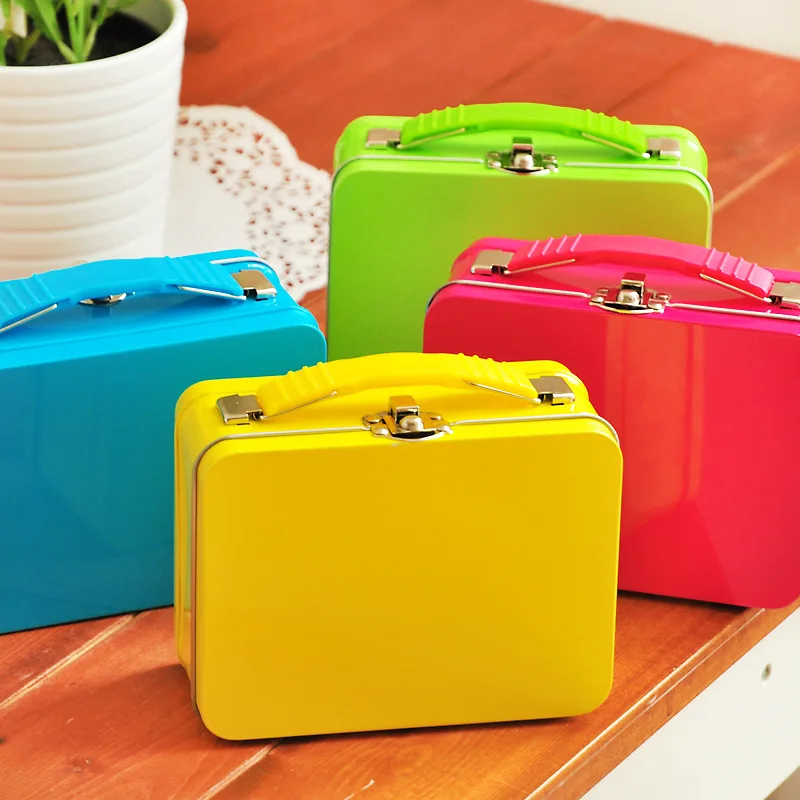 Fashion-Colorful-Tinplate-Tin-Handle-Storage-Box-with-Lock-Metal ...