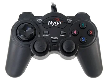 NYGA USB Wired Game Controller for PC Games (Black)|control acne ...