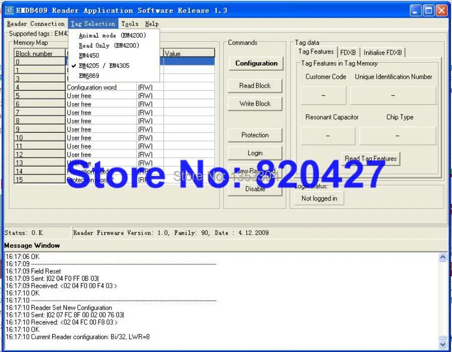 Купить emdb409 читателя emdb409e_mk4 em4305 em4205 читатель em6869 ...