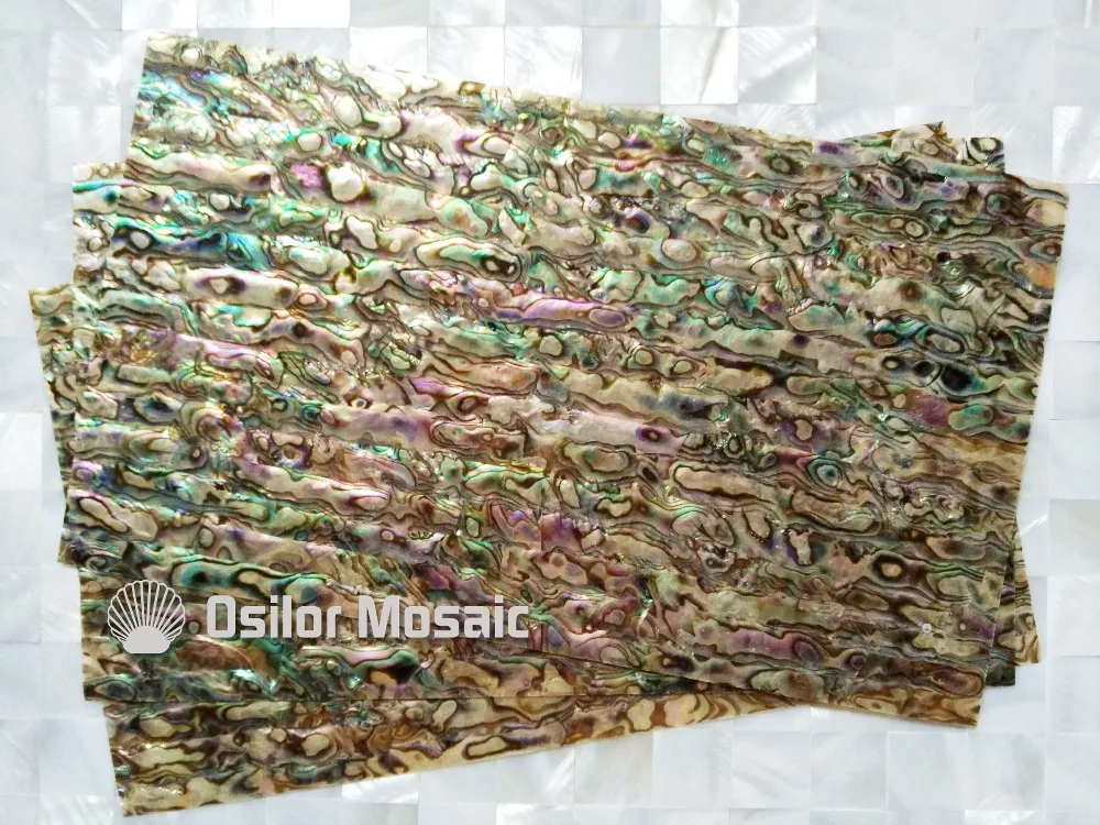 AAA grade Natural Mexico abalone paua shell laminate for musical ...