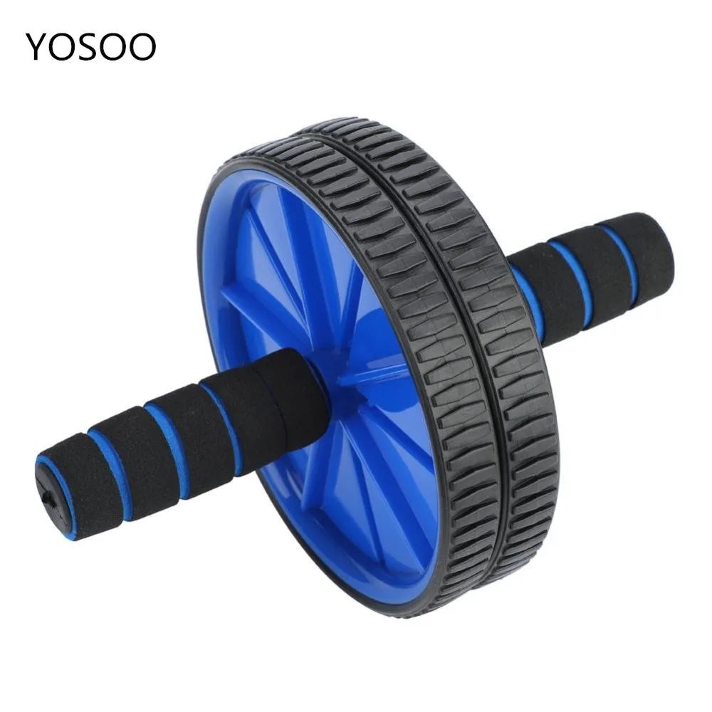 Ab Gym Sport Double-wheels Abdominal Wheel Roller Fitness Gymnastic ...