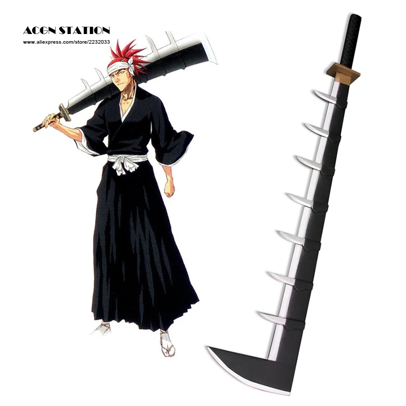 Bleach Renji Abarai Zabimaru Zanpakutou Cosplay Armas De Madera|renji ...