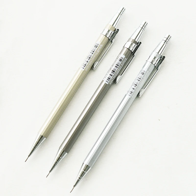 3Pcs-M-G-M-1001-Automatic-Mechanical-Pencil-Black-Silver-Grey-Colors-0 ...