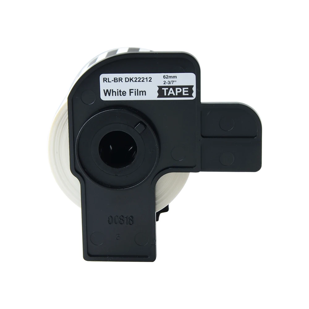 2 Rolls Label tape DK 22212 Label 62mm x 15.24m Continuous Compatible ...