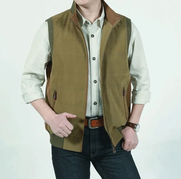 Plus Size M 4xl Mens Vest Pockets Work Utility Vest Military Photo