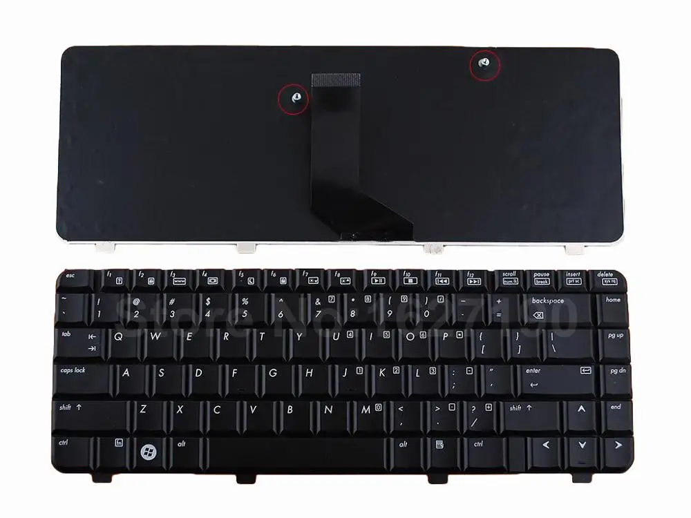 Brand NEW US layout/Letter Laptop Keyboard for HP 500 510 520 BLACK(OEM ...