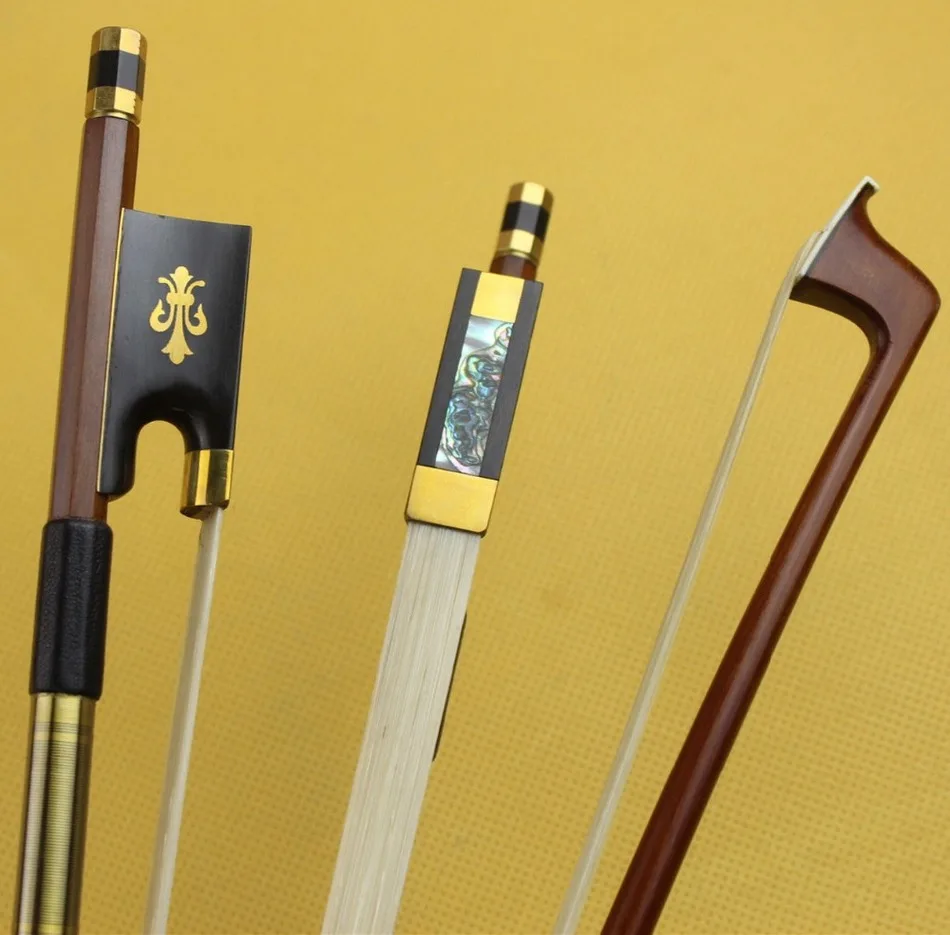 New 4/4 Violin Bow Superior Brazilwood Ebony Frog.violin Accessories ...