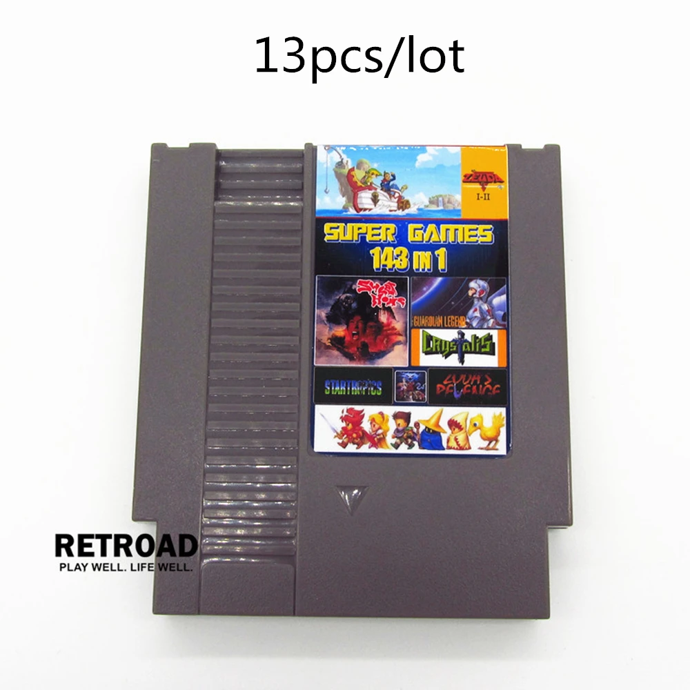 THE 143 In 1 BEST VIDEO GAMES OF ALL TIME! 72 Pins 8 Bit Game Card with ...