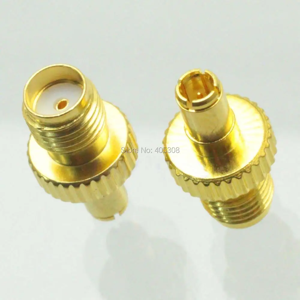 2x SMA to TS9 connector straight SMA female to TS9 Gold plated adapter ...
