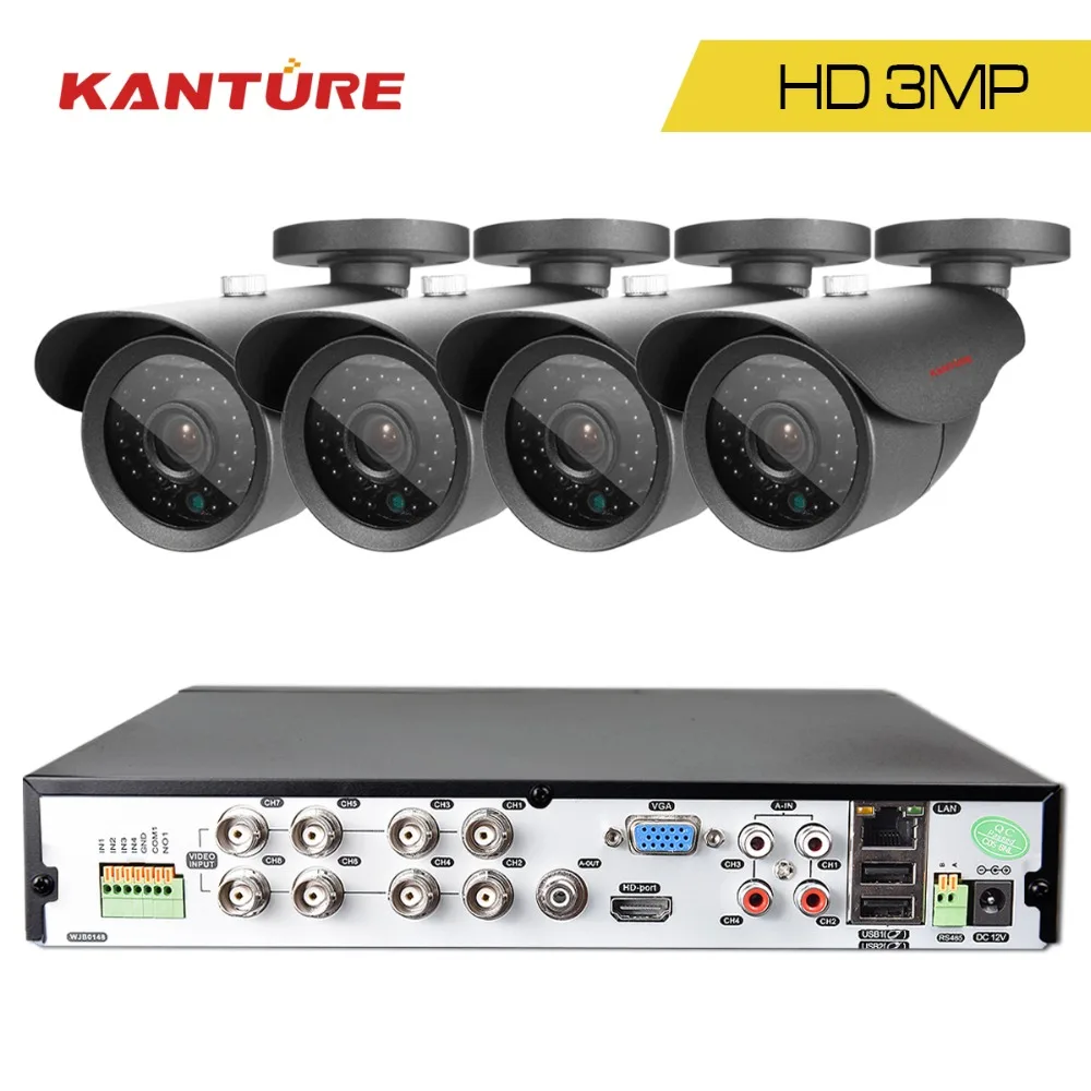 HD de 8 canales 4MP AHD DVR 4X3 MP 2048x1536 de vigilancia de seguridad ...