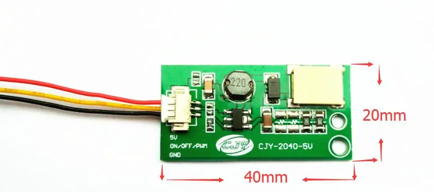 Carro tela LCD LED backlight 5V placa de reforço Constante fonte de ...