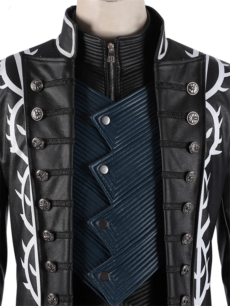 DMC5 костюм Вергилия наряд косплей злой Данте братец вергил кожаный ...