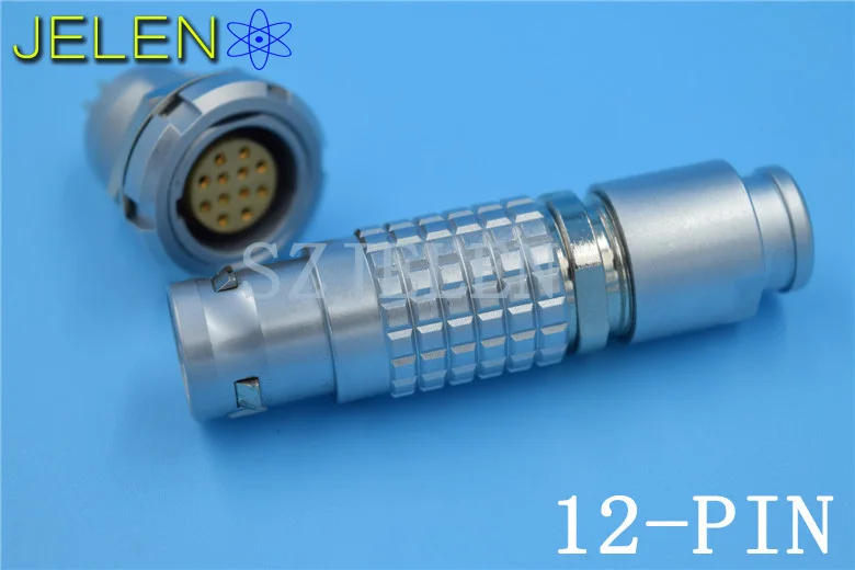 LEMO 12 pin connector 2B Series, FGG/ECG.2B.312.wire connector 12 pin ...