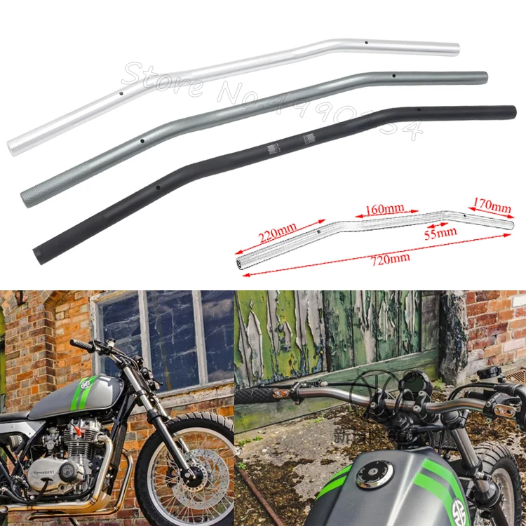 22mm Universal รถจักรยานยนต์ CNC Handlebar มอเตอร์ไซด์อลูมิเนียม ...
