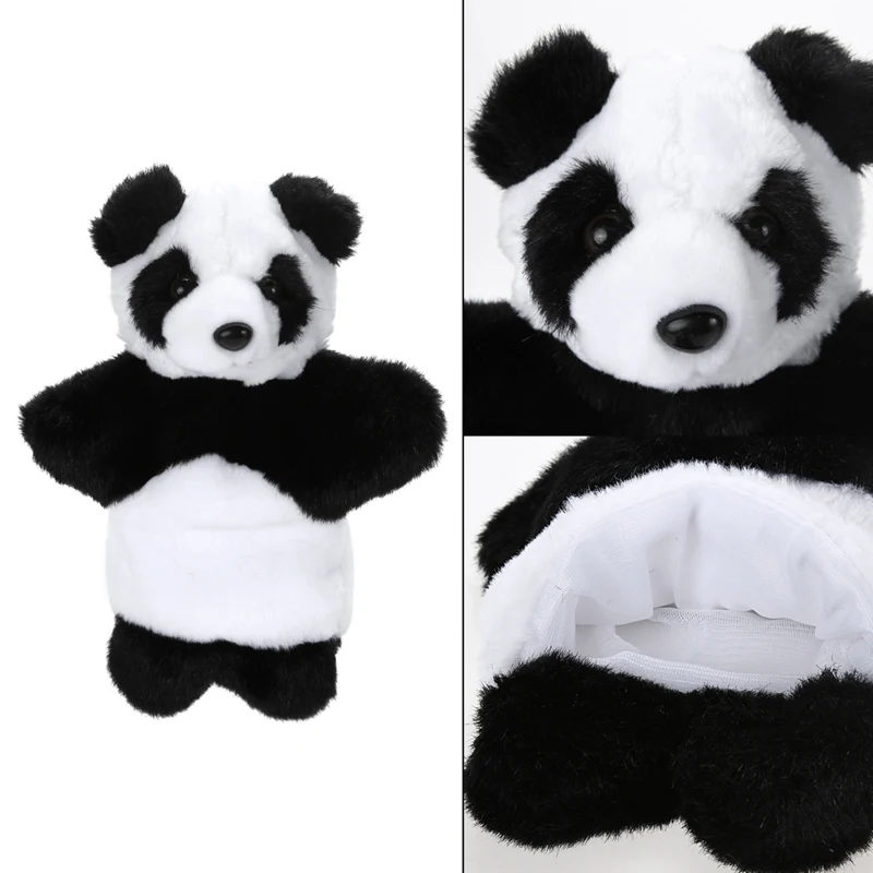 Cute Cartoon Panda Hand Puppet Baby Plush Toys Baby Kids Doll Plush Toy ...