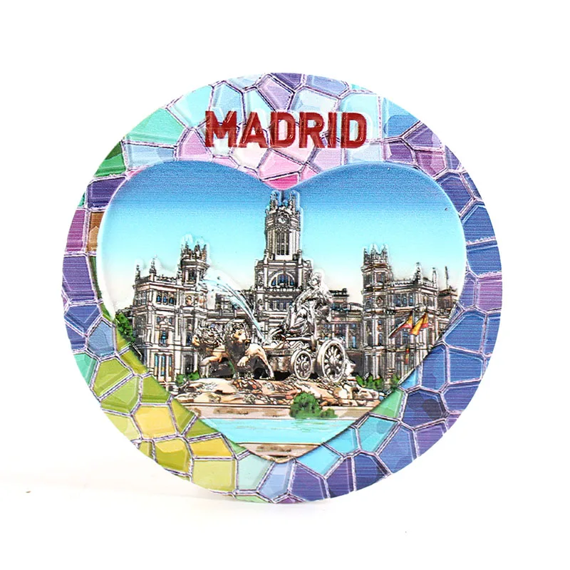 fridge magnet madrid spain building design -in Statues & Sculptures ...