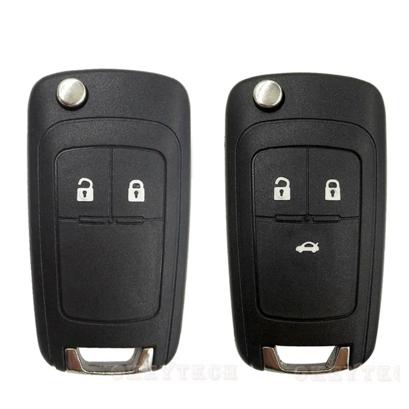Big SALE OkeyTech 2 3 Buttons Complete Flip Car Remote Key For Opel ...