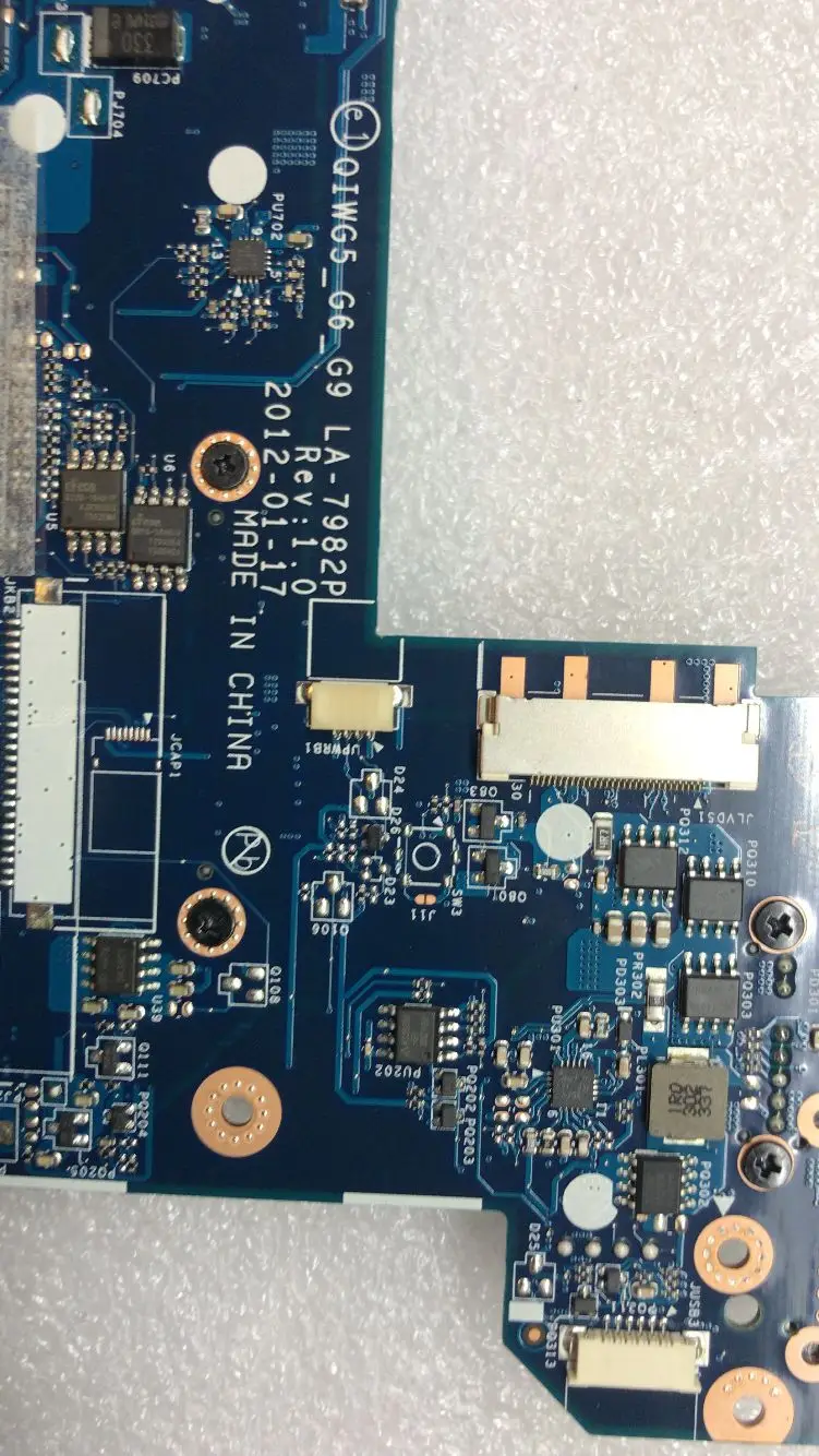 Abdo QIWG5_G6_G9 LA-7982P материнская плата для ноутбука lenovo G580 ...