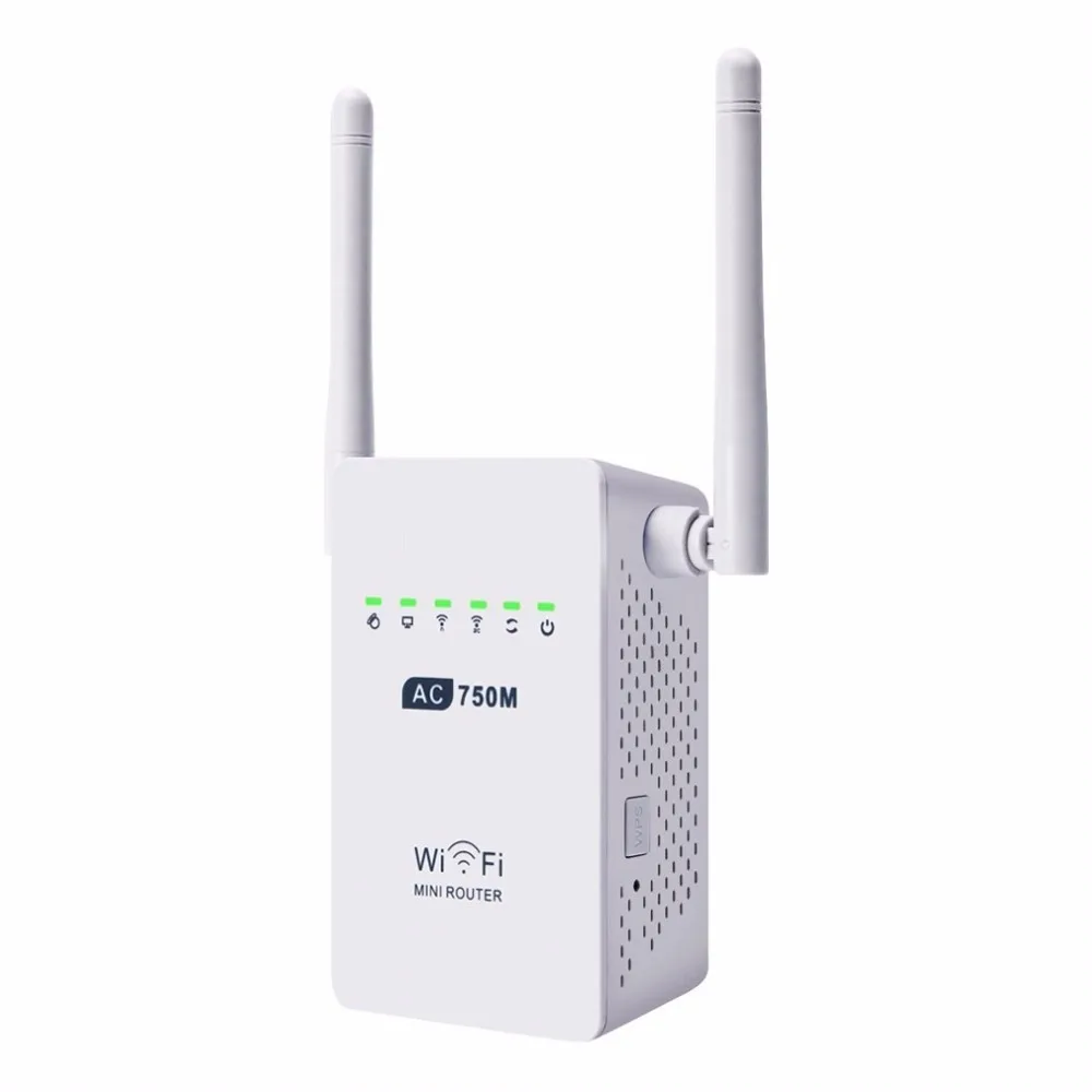 AC750 Dual Band Wireless Router WiFi AP Repeater Extender Simultaneous ...