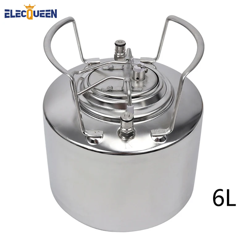 Stainless Steel 304 Beer OB Keg 6L with Ball Lock Cornelius style ...