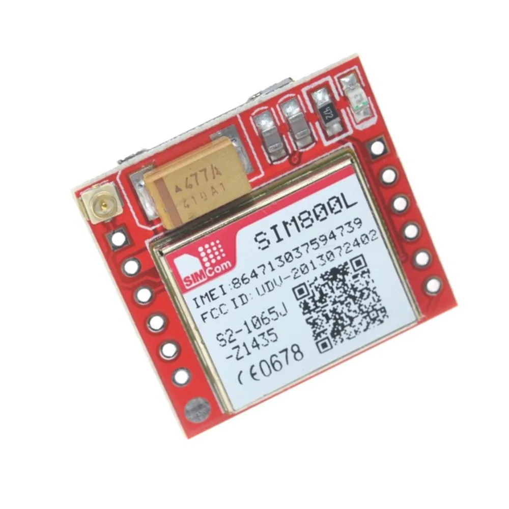 SIM800L GPRS GSM Module Micro SIM Card Core Board Quad band TTL Serial ...