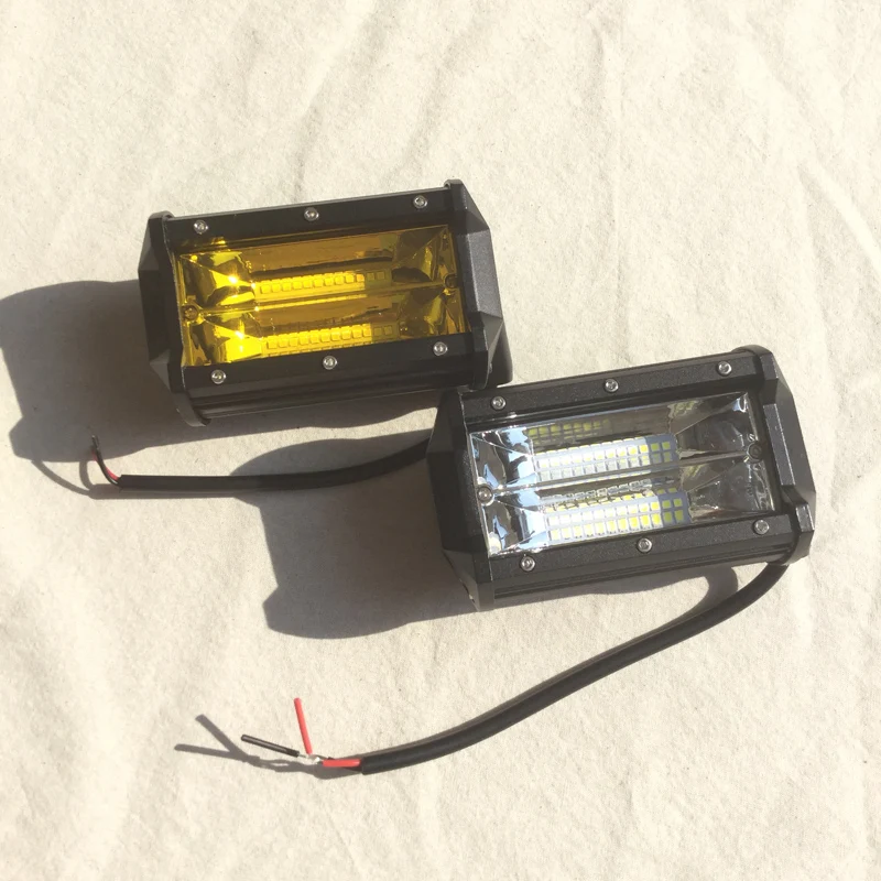 72w COB Led Car headlight Offroad headlamp 4x4 truck ATV SUV 4WD Autos ...