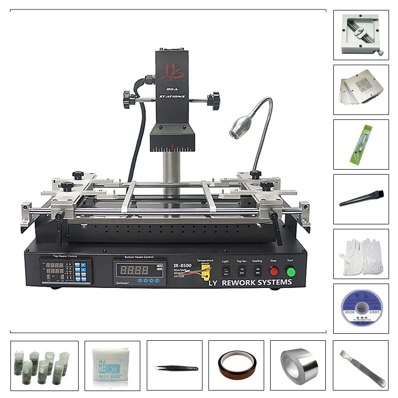 Ly Ir8500 Infrared Bga Rework Soldering Station With Bga Reballing Kit ...