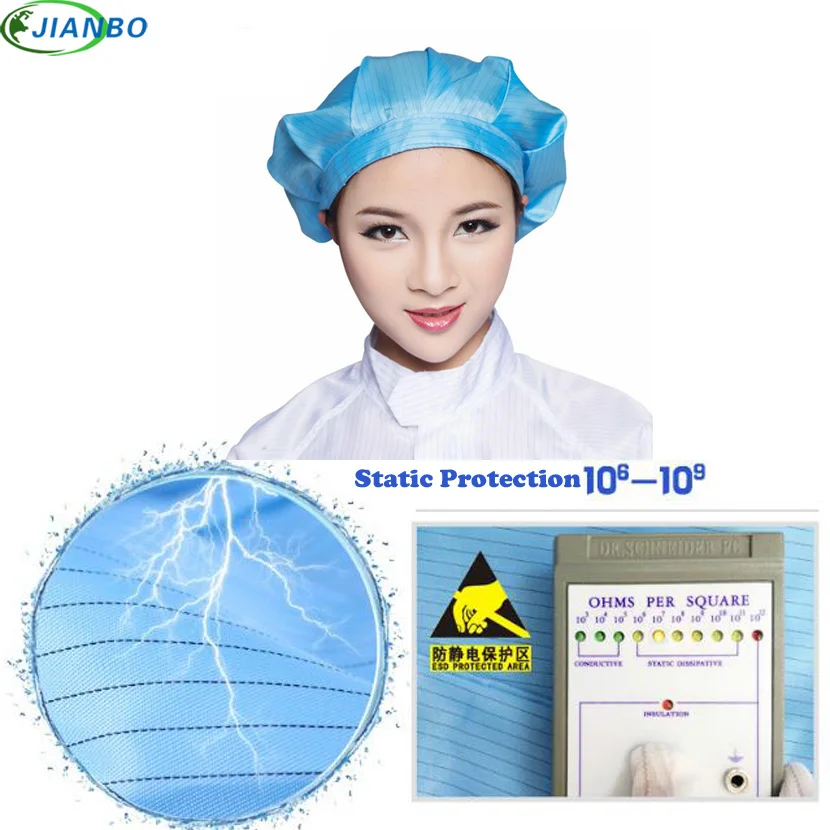 2018 New Work Cap ESD Spray Painting Protective Pharmaceutical Food ...