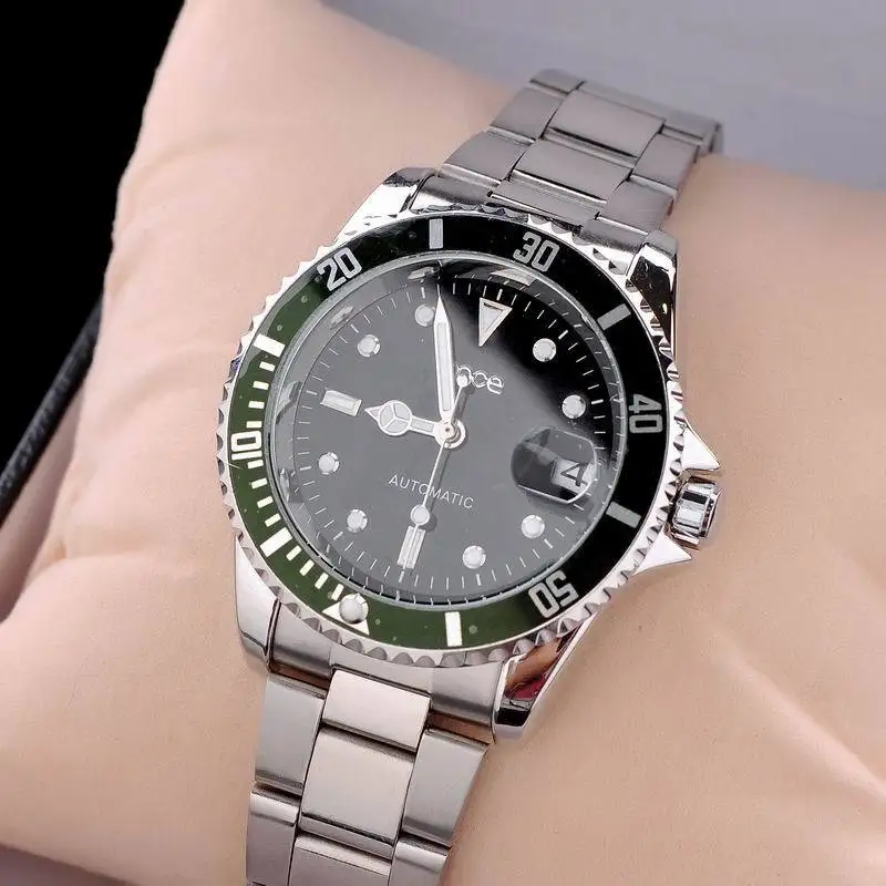 MCE branded automatic mechanical watch,the submarine style,green circle ...