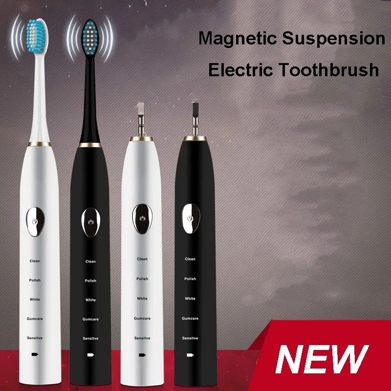 Magnetic Suspension Electric Super Sonic Toothbrush Diş Fırçası ...