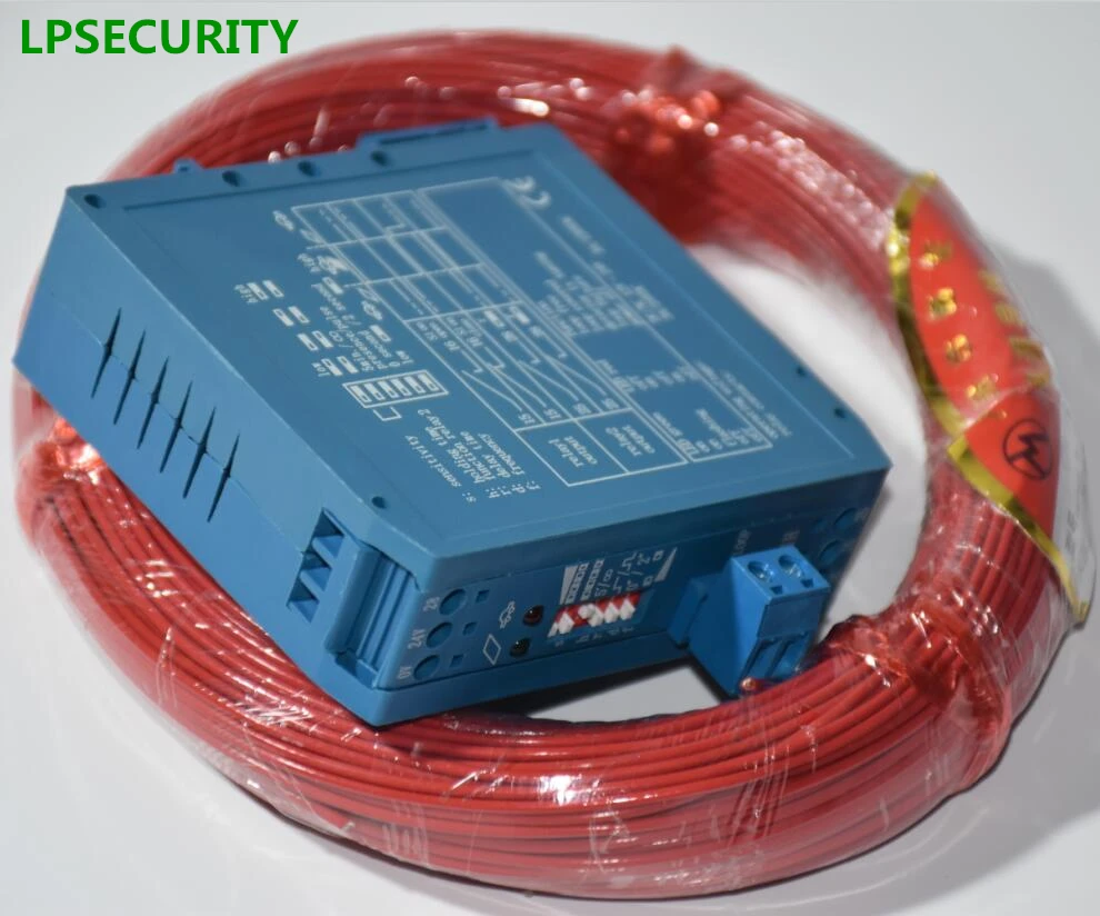 LPSECURITY 50m cable 12V 24V DC inductive vehicle loop detector sensors ...