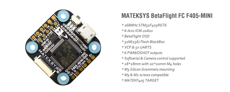 Matek FC F405 MINI with OSD flight control for FPV|flight controller ...
