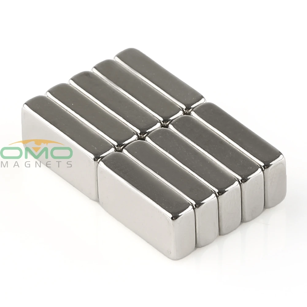OMO Magnetics 10pcs Super Strong Block Cuboid Magnets Rare Earth ...