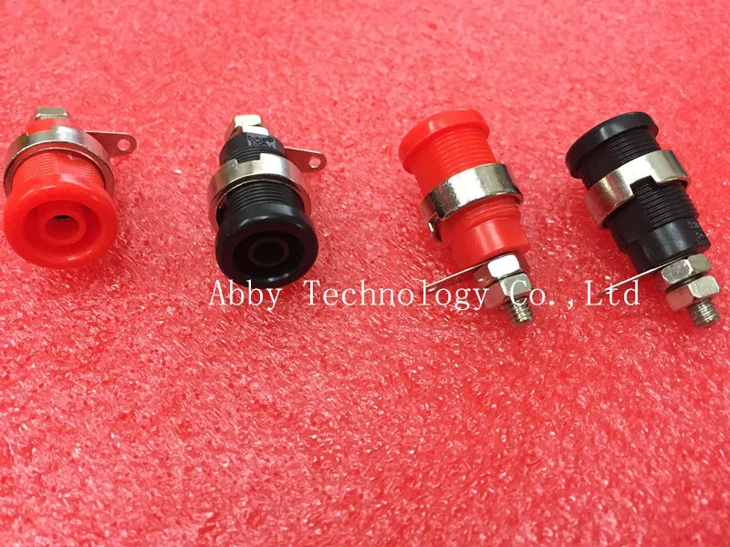 50pcs 4mm Binding Post Nut Panel Mount Terminals for Multimeter Banana ...